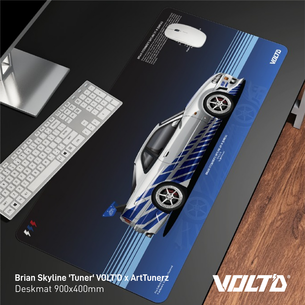Brian Skyline 'Tuner' VOLT'D x ArtTunerz Deskmat - 900x400mm